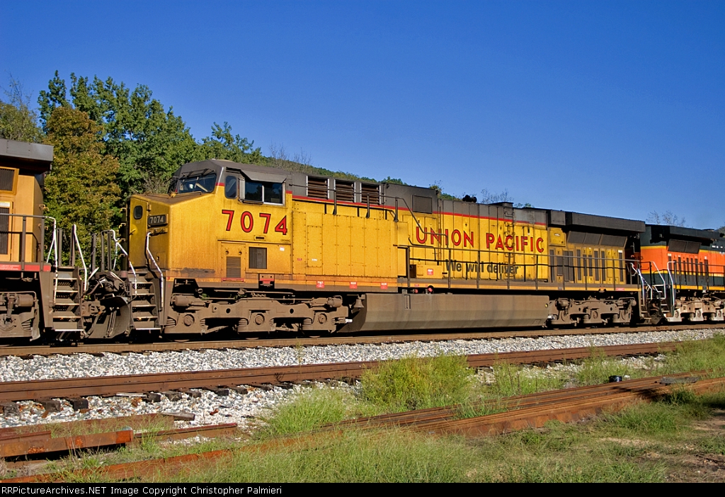 UP 7074 on KCS 2C-WEKC-30